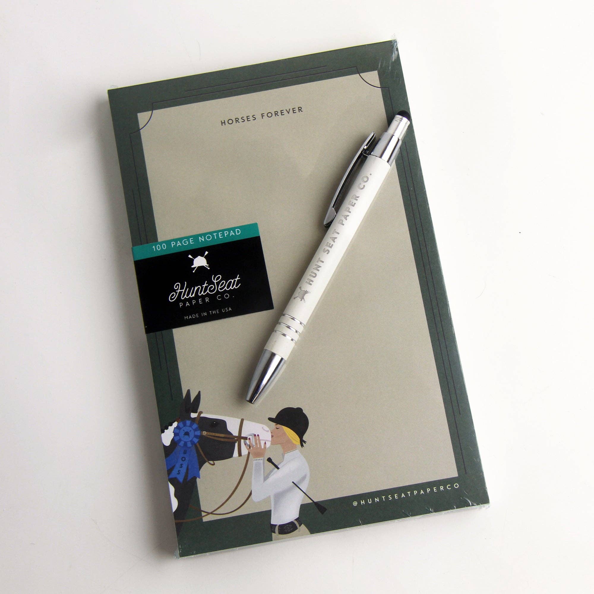 I Love Horses Notepad – Argento Equestrian 2020 Tack Shop